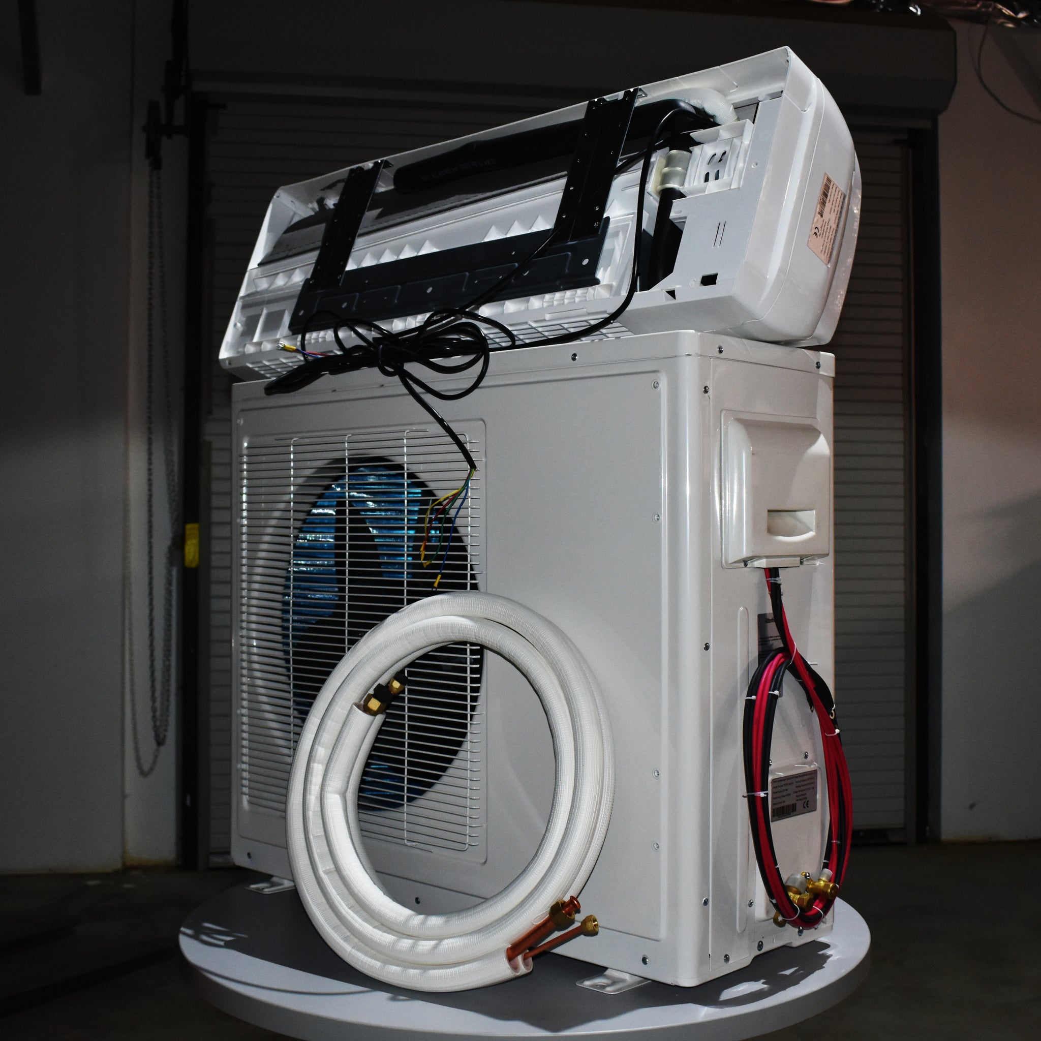 48V DC Mini Split Air Conditioner & Heater – Full Battery