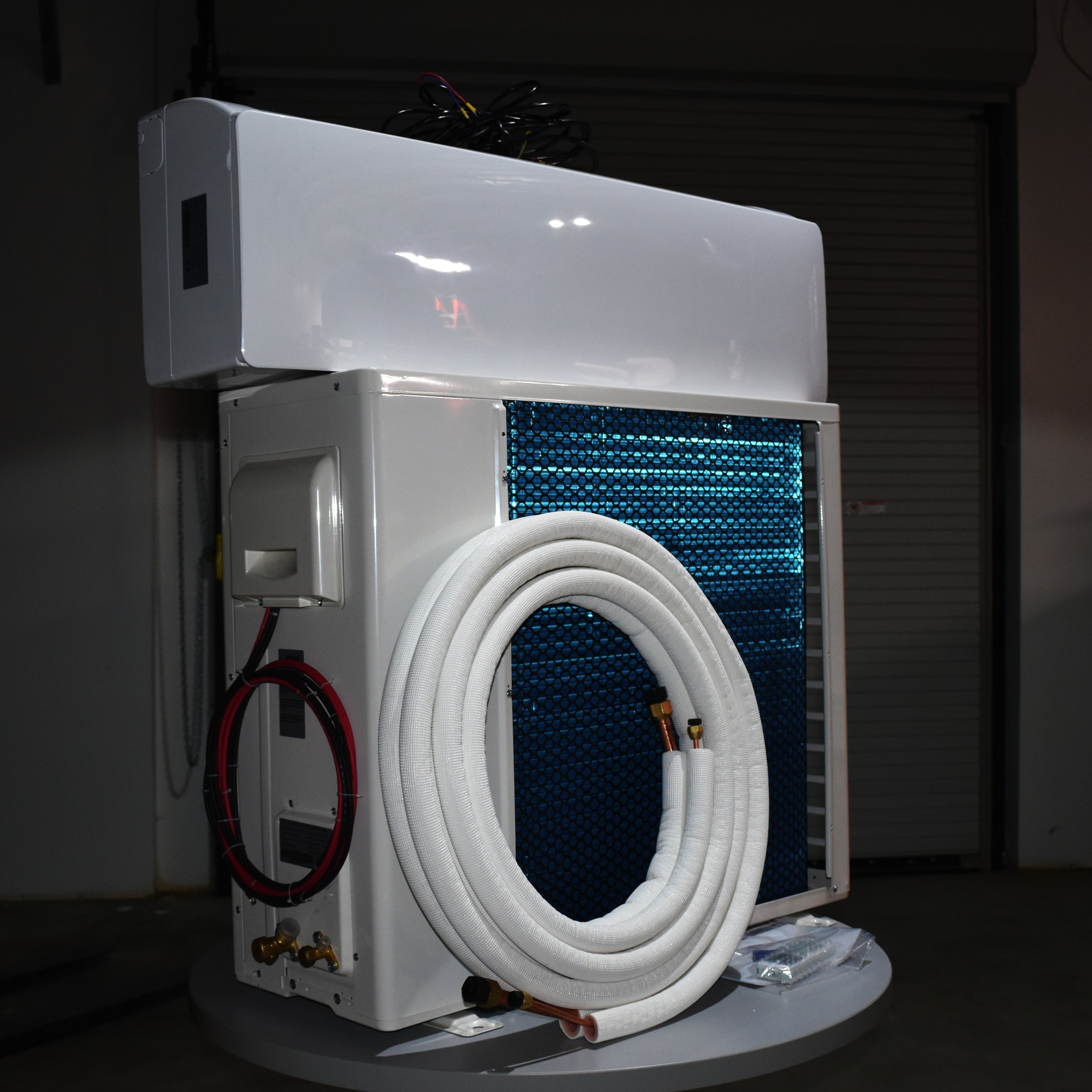 48V DC Mini Split Air Conditioner & Heater – Full Battery