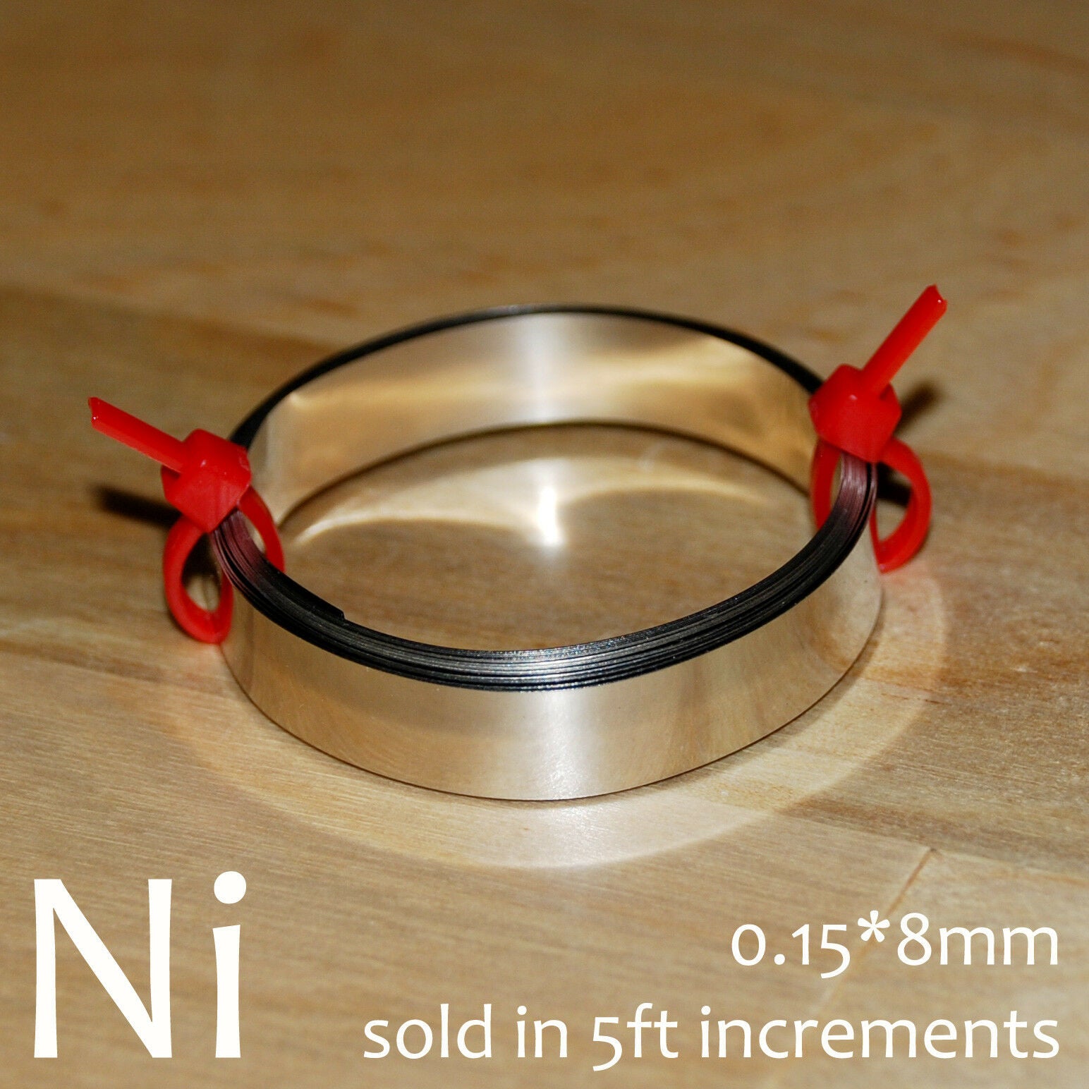 Pure Nickel 0.15 * 8 mm tabbing strip bus wire – Full Battery